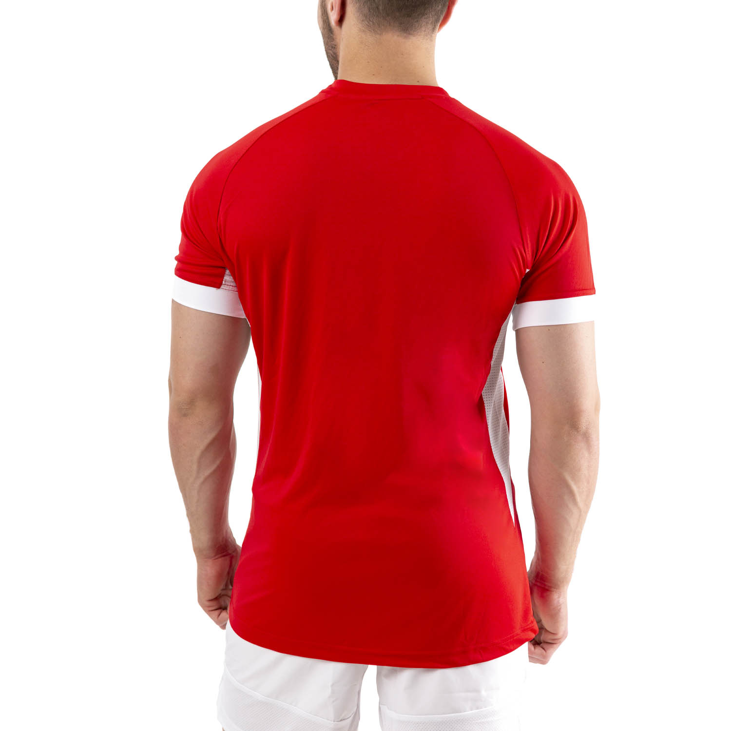 Joma Supernova II Men's Tennis T-Shirt - Red/White