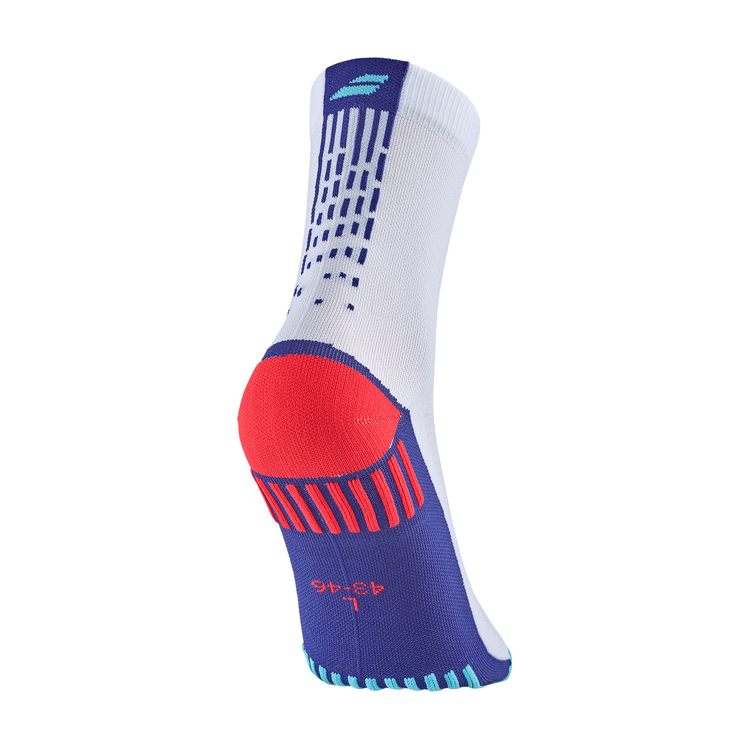 Babolat Motion Padel Socks - White/Surf Blue