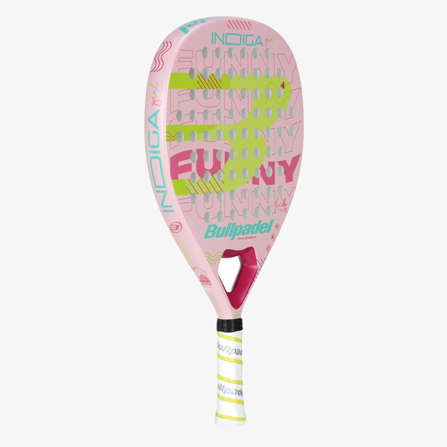 Bullpadel Indiga Girl Padel Racket - Pink