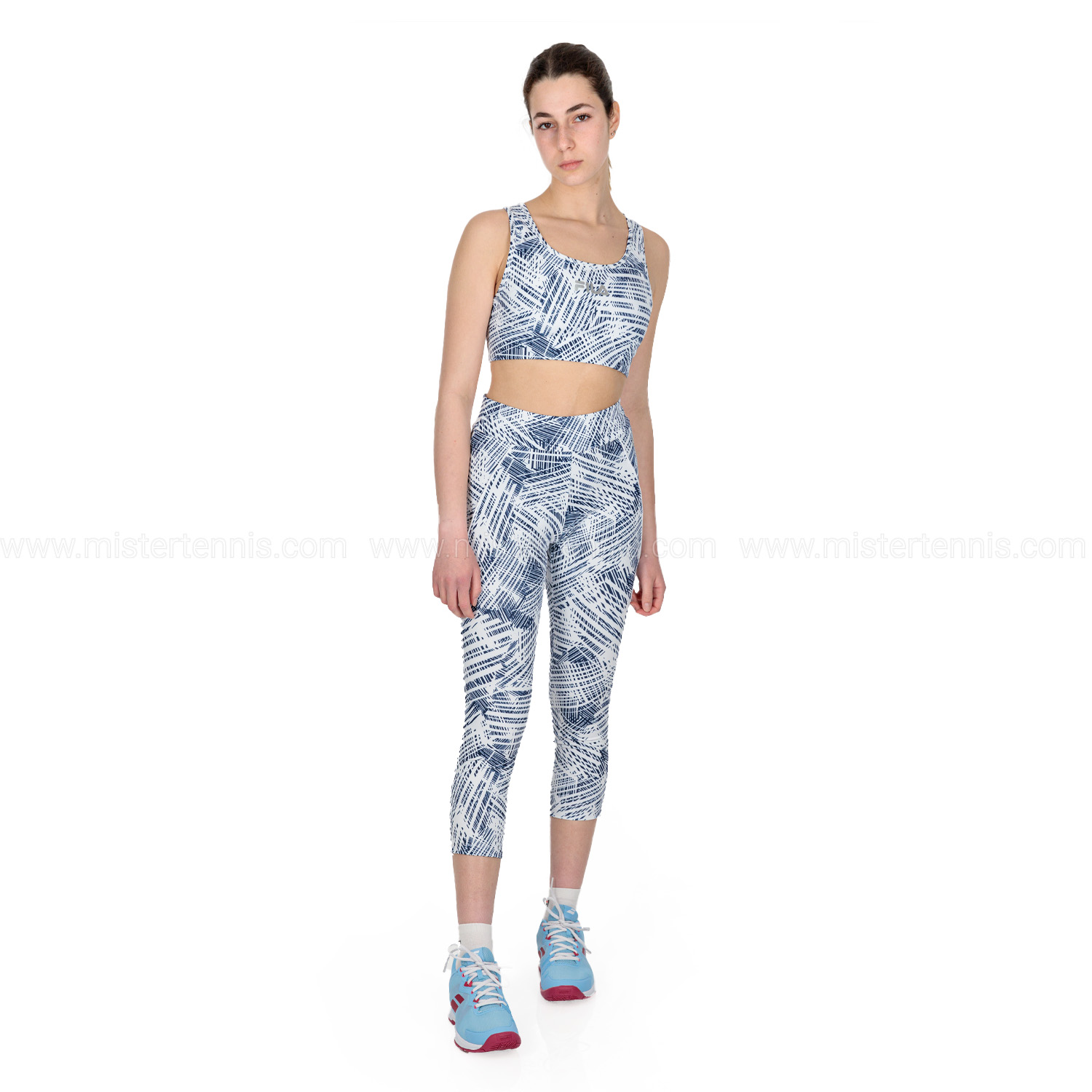 Fila Lea Women's Tennis Sports Bra - Blue Comb