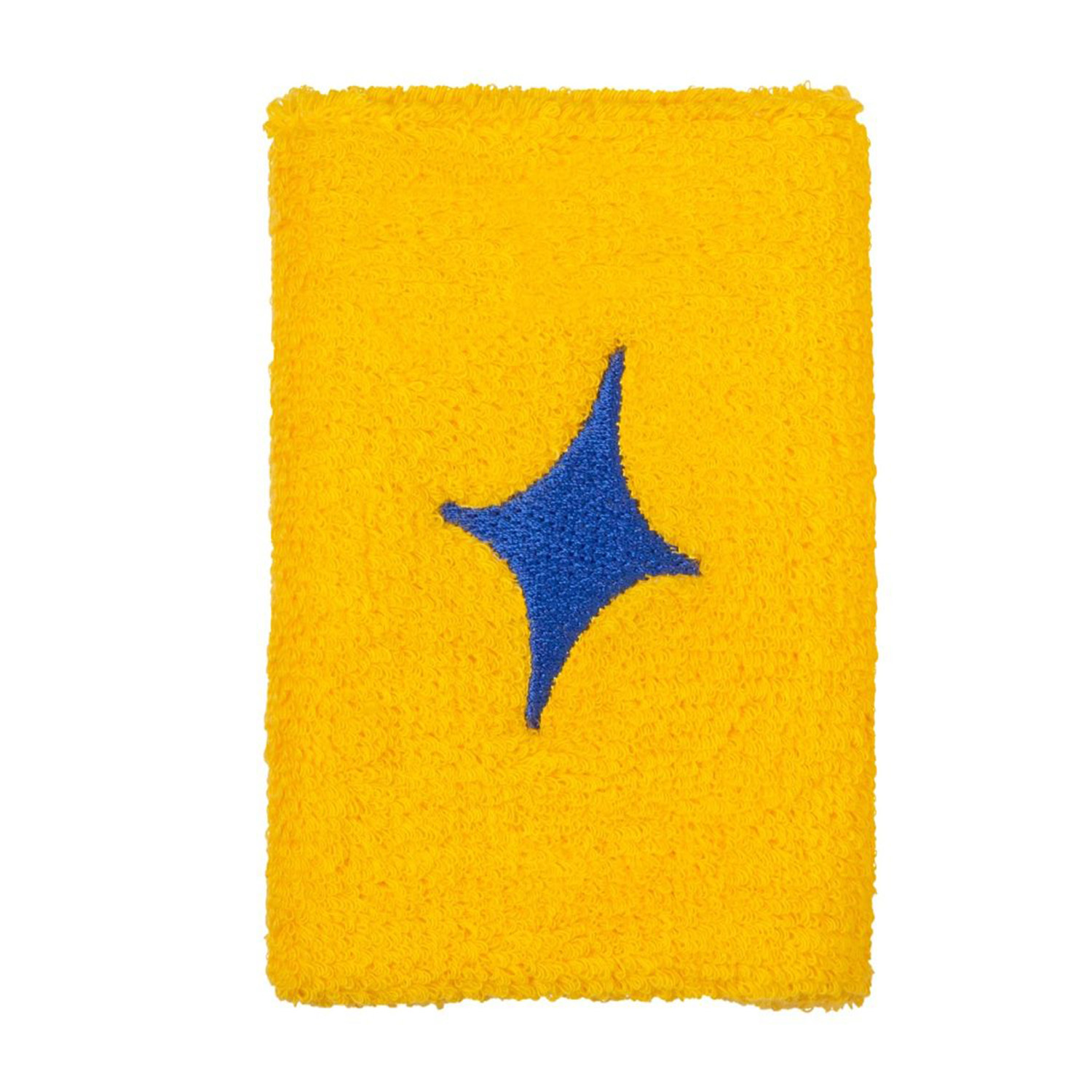StarVie Logo Tennis Large Wristband - Yellow/Blue Star