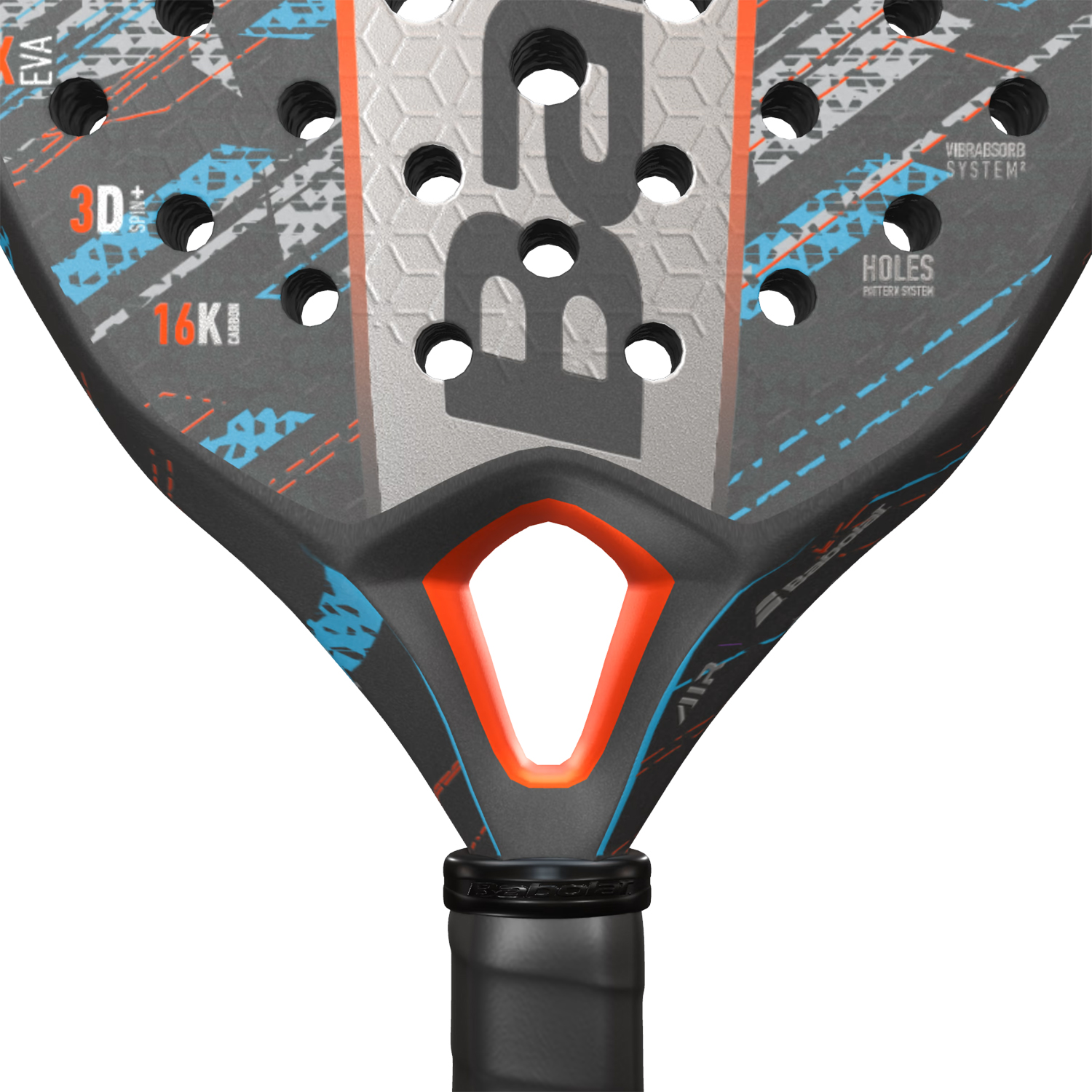 Babolat Air Viper APT Padel Racket - Grigio/Nero/Blu