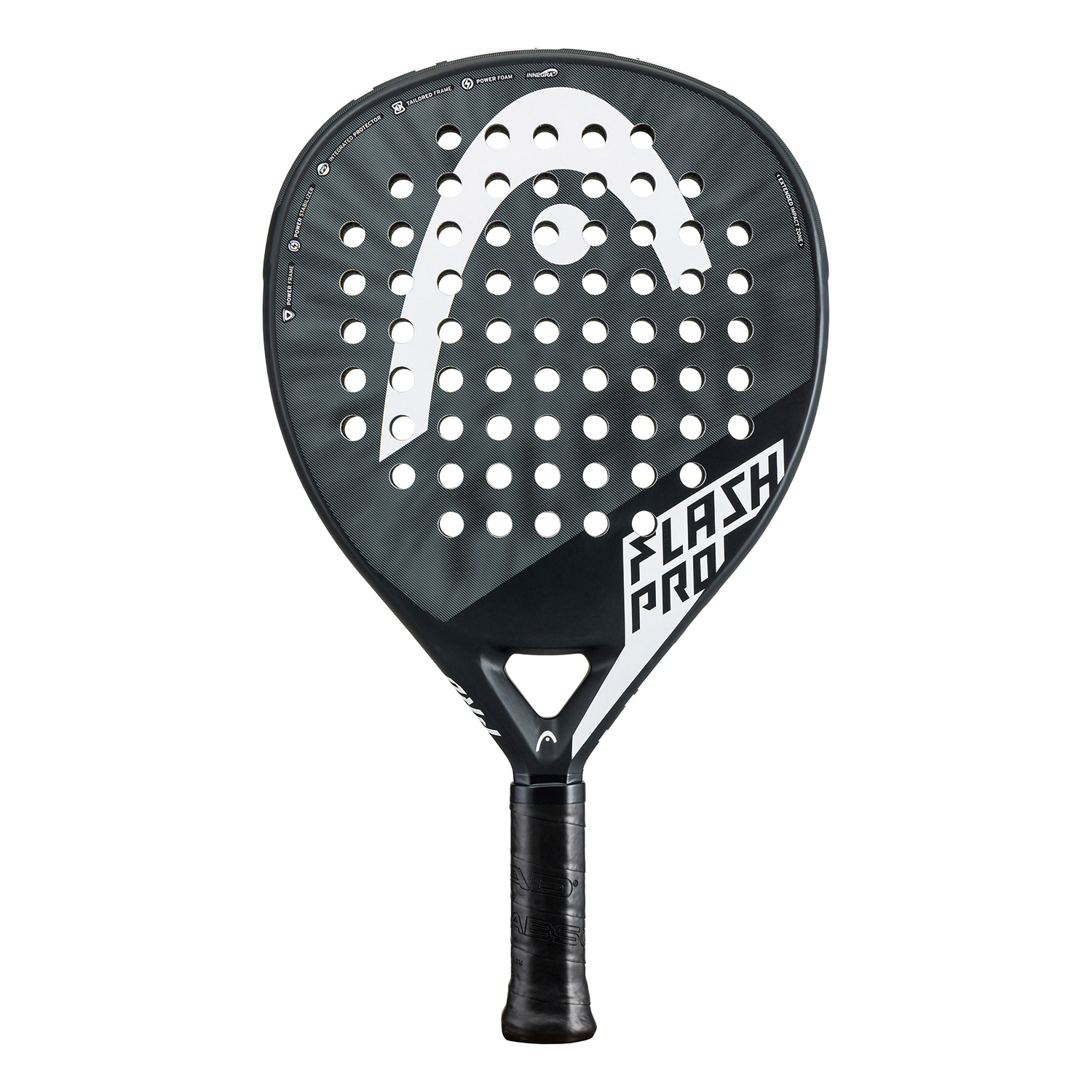 Head Flash Pro Padel Racket - Black/Grey