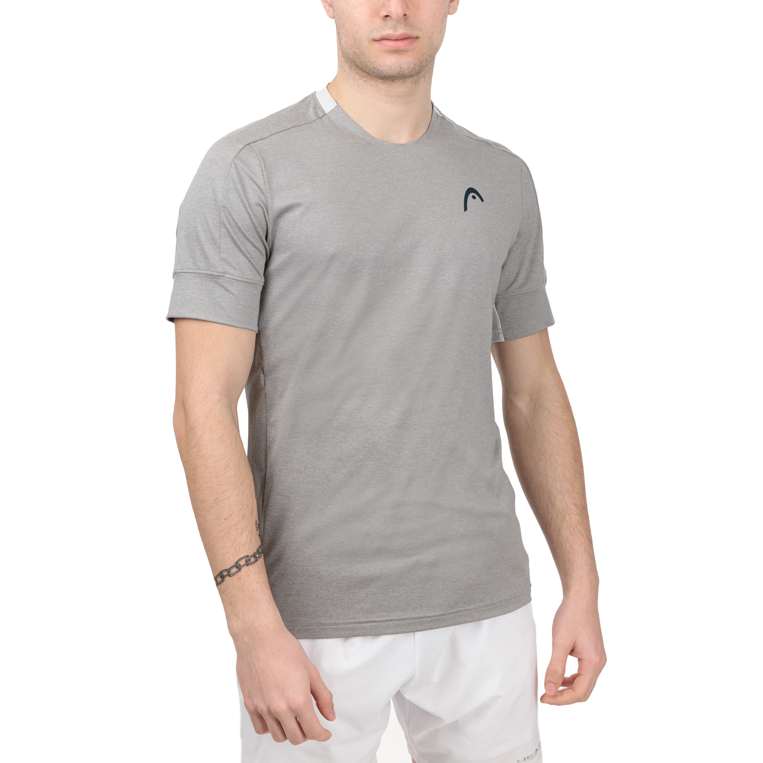 Head Play Tech Logo Men's Padel T-Shirt - Navy