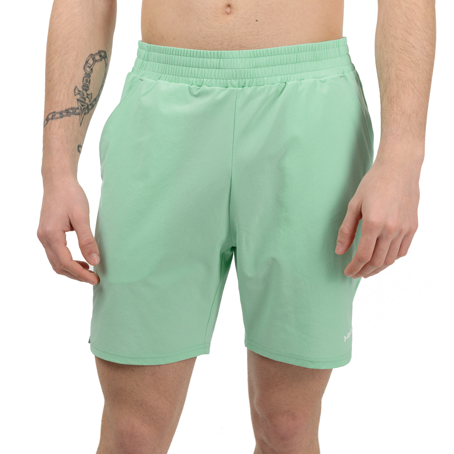 Head Power Logo 6in Men's Tennis Shorts - Lightgreen