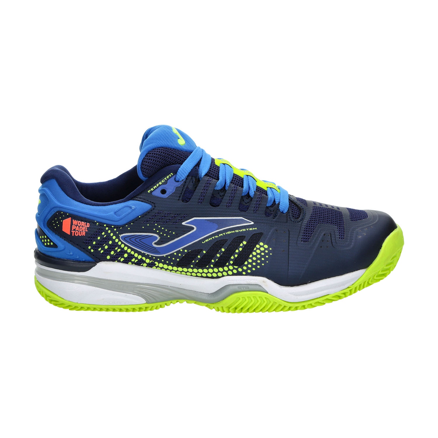 Joma Slam WPT Junior's Padel Shoes - White/Navy