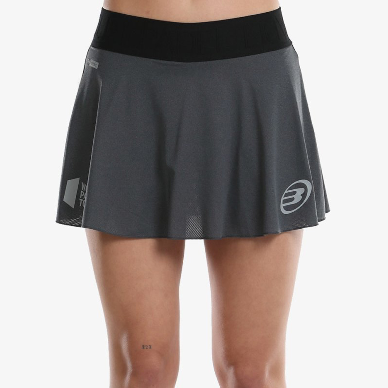 Bullpadel Lacre Women's Padel Skirt - Negro Vigore