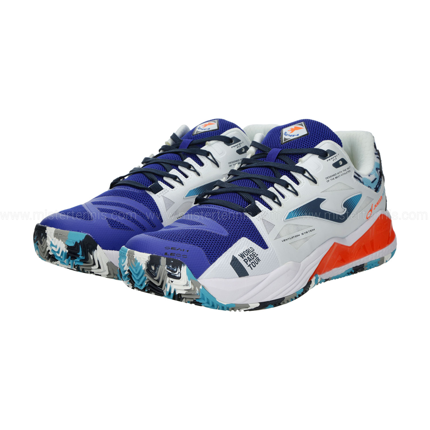 Joma Spin Men's Padel Shoes - Royal/White