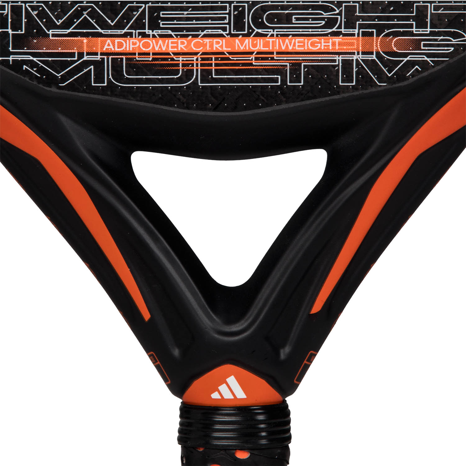 adidas Adipower Multiweight CTRL 3.3 Padel Racket - Black/Orange