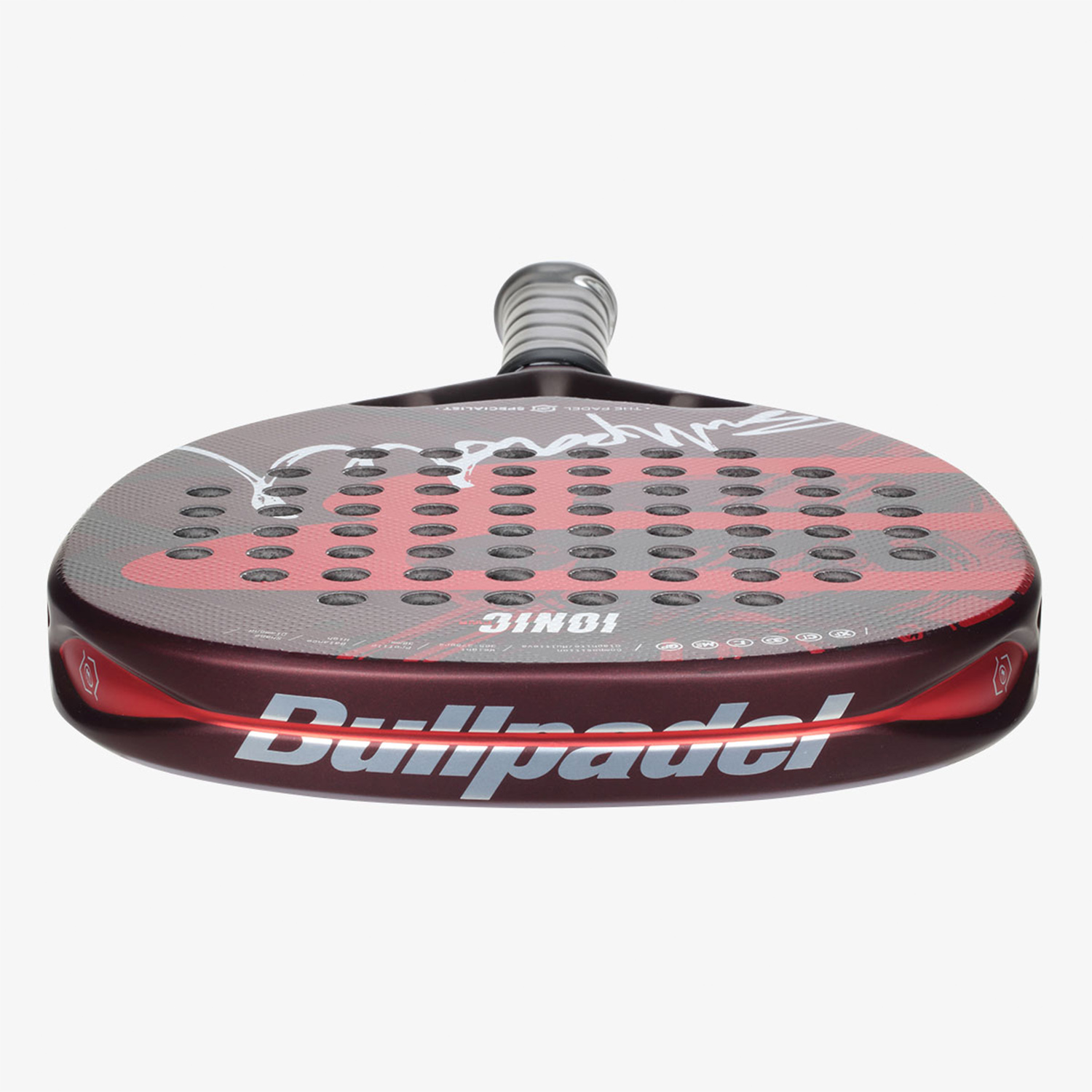 Bullpadel Ionic Power 24 Padel Racket - Red Bullpadel Ionic Power 24 Padel Racket - Red