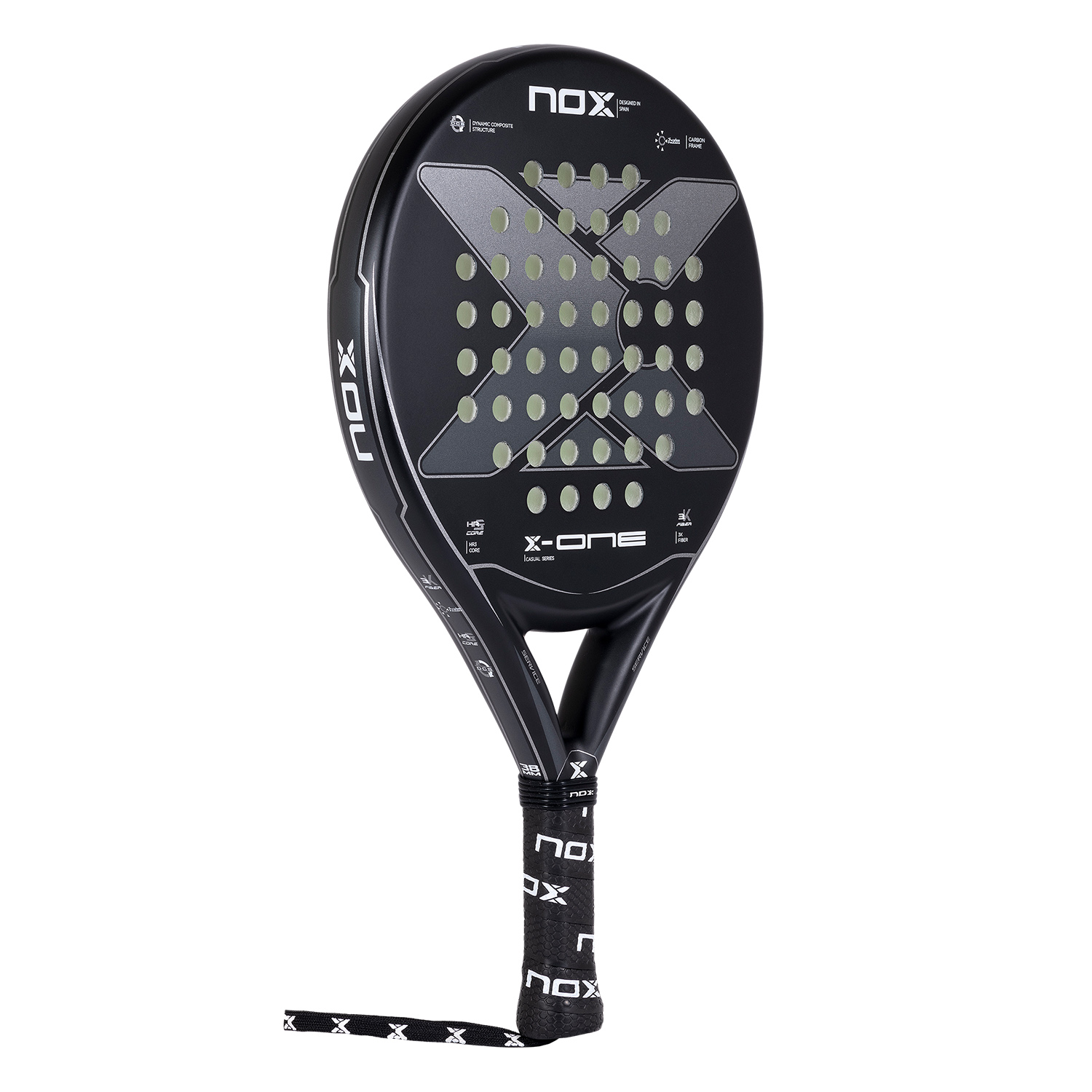 NOX X-ONE Padel Racket Black/Grey - MisterTennis.com