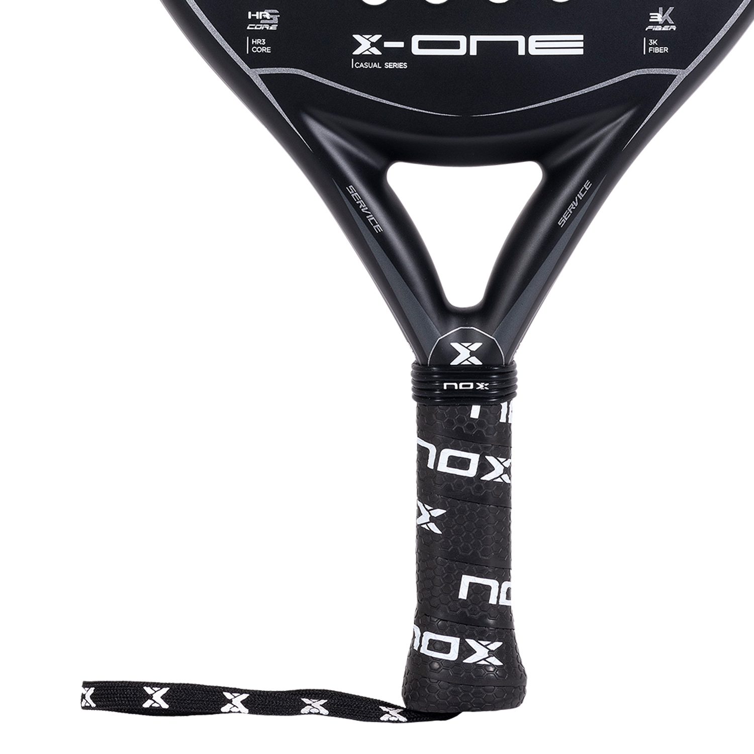 NOX X-ONE Padel Racket Black/Grey - MisterTennis.com