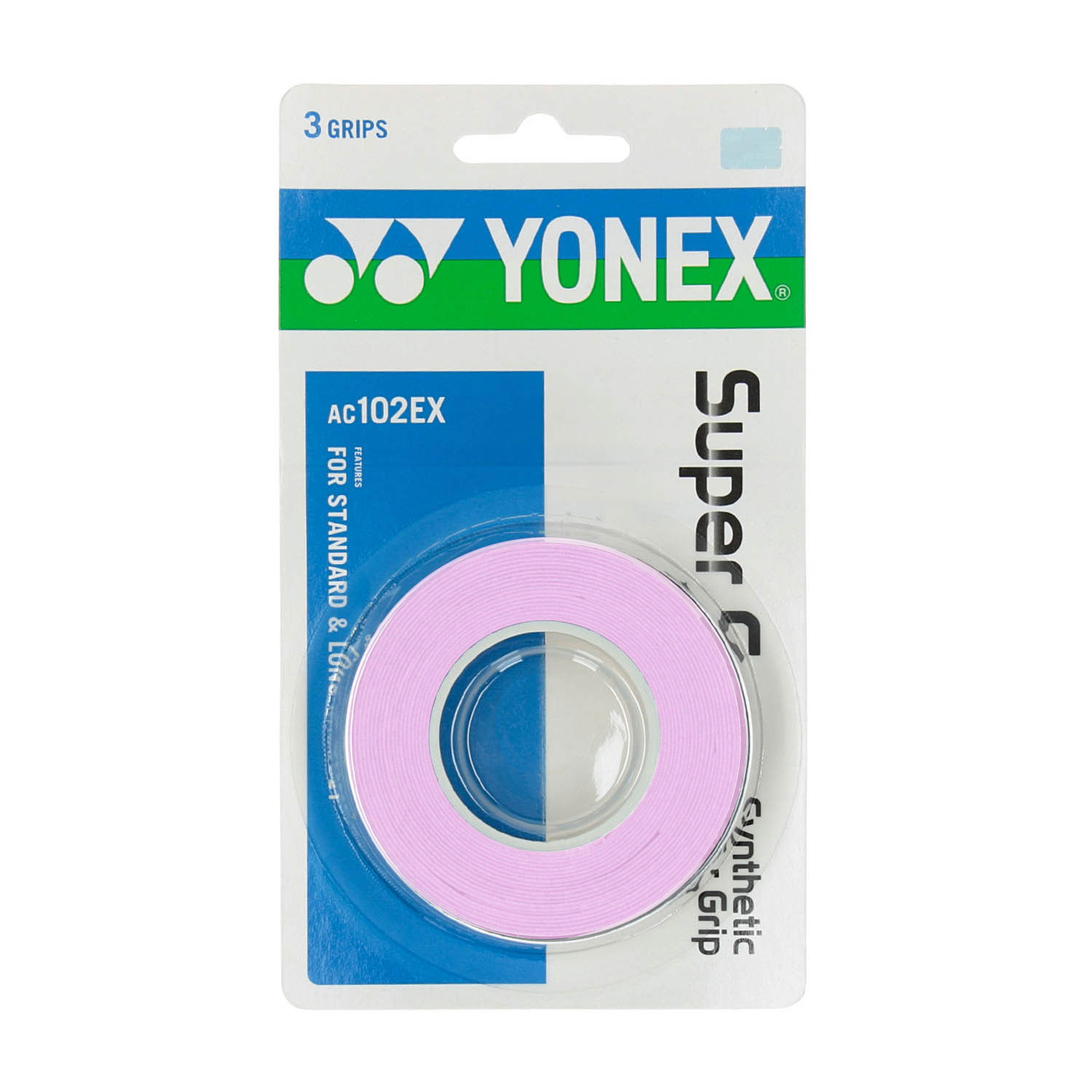 Yonex Super Grap Overgrip Racchetta da Tennis - Rosa Fluo