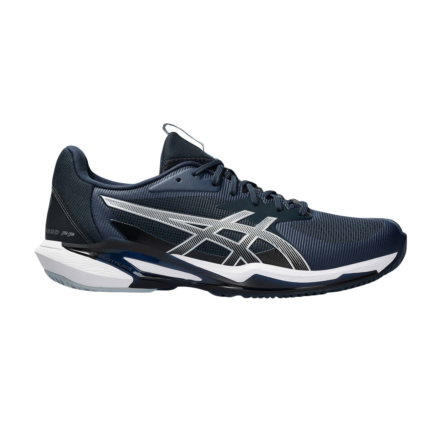 Asics Solution Speed FF 3 Men's Tennis Shoes - White/Tuna Blue