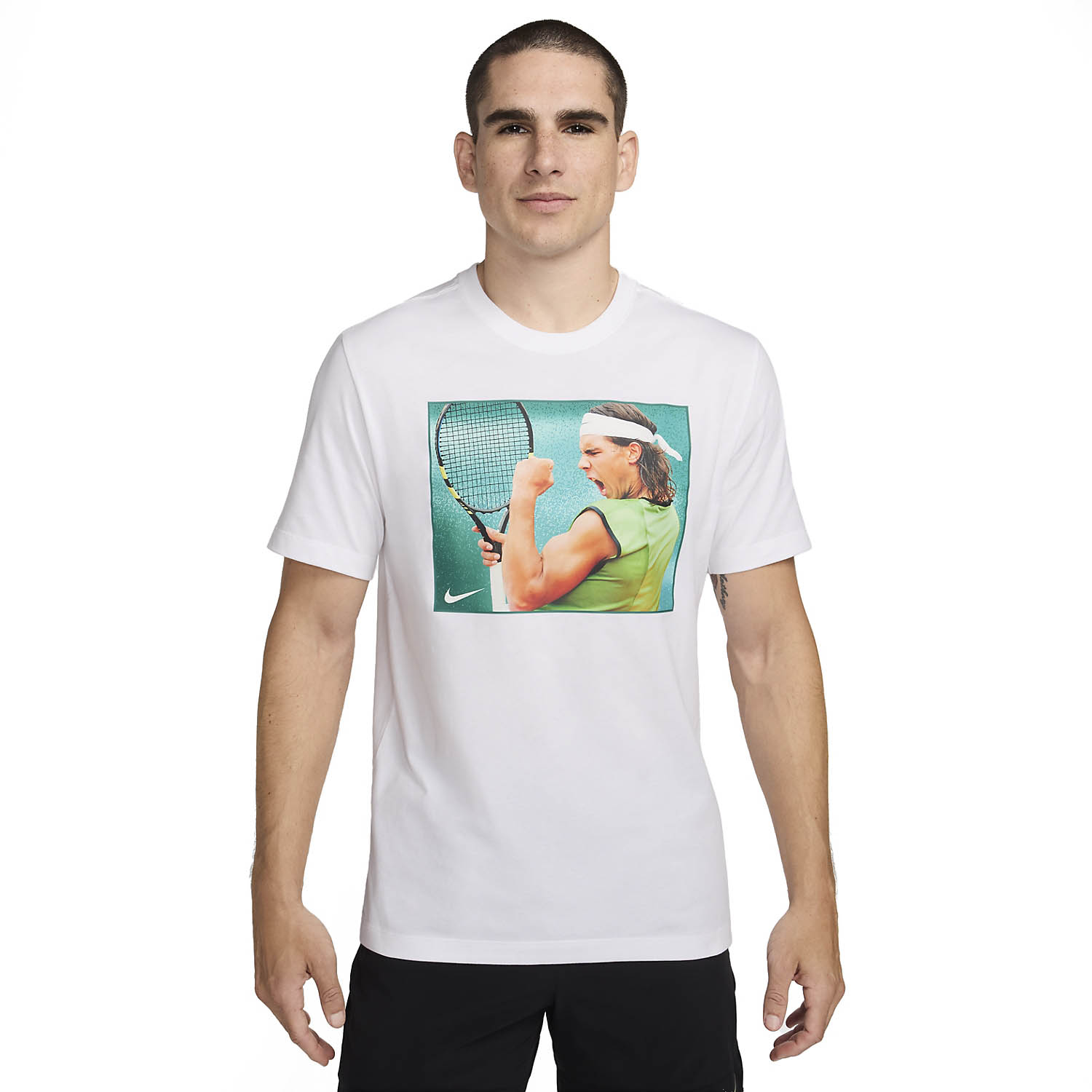 Nike Rafa Men's Tennis T-Shirt - White
