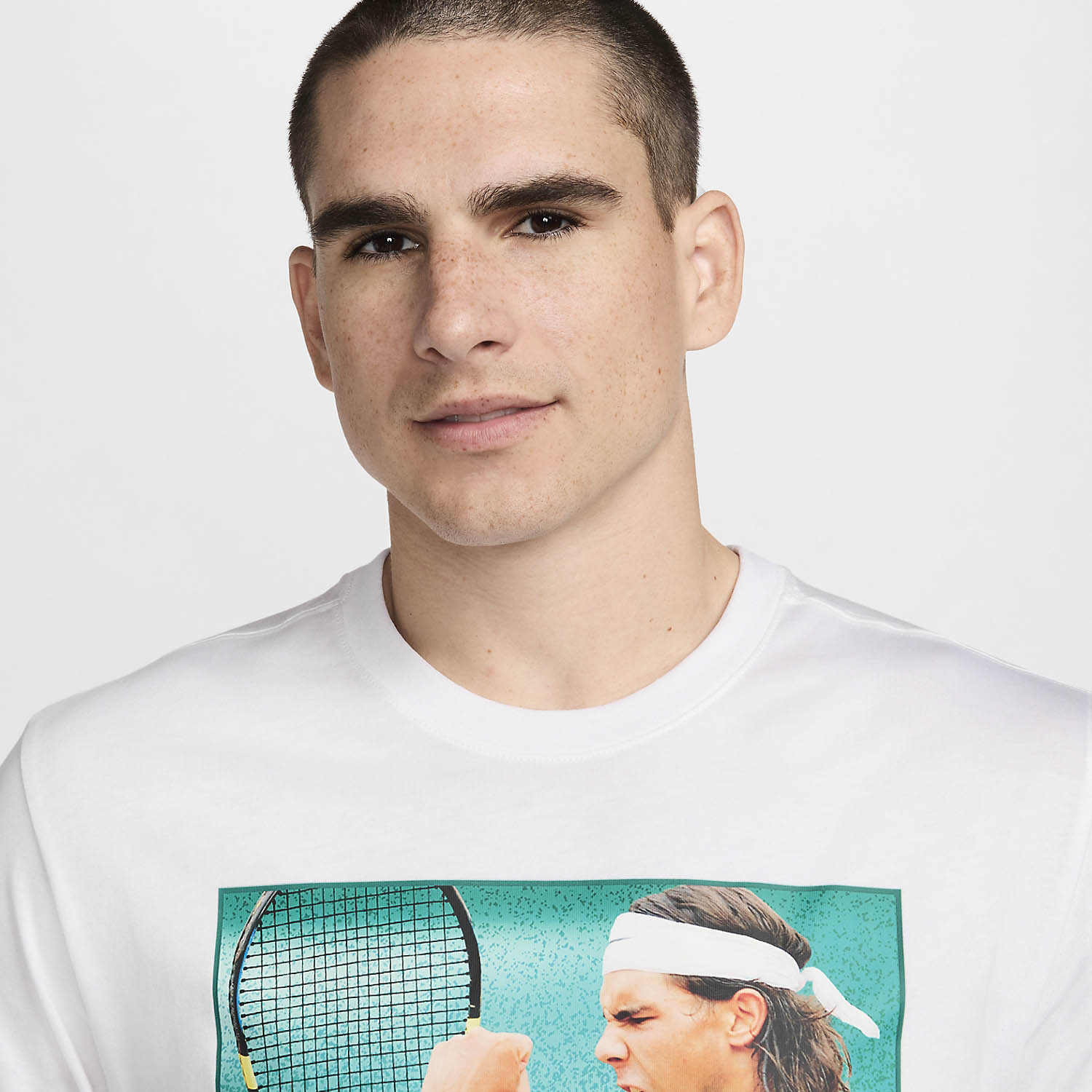Nike Rafa Men's Tennis T-Shirt - White