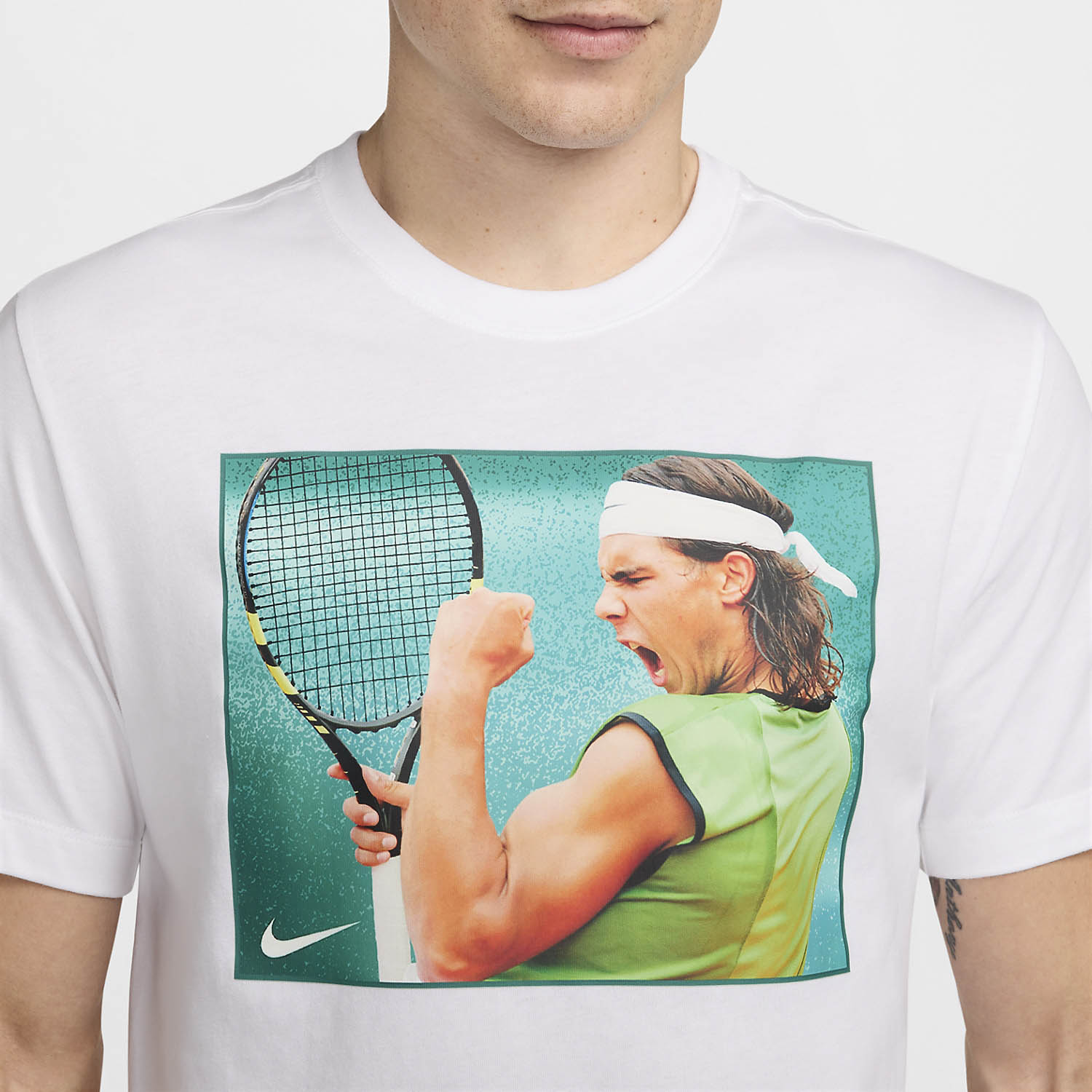 Nike Rafa Men's Tennis T-Shirt - White
