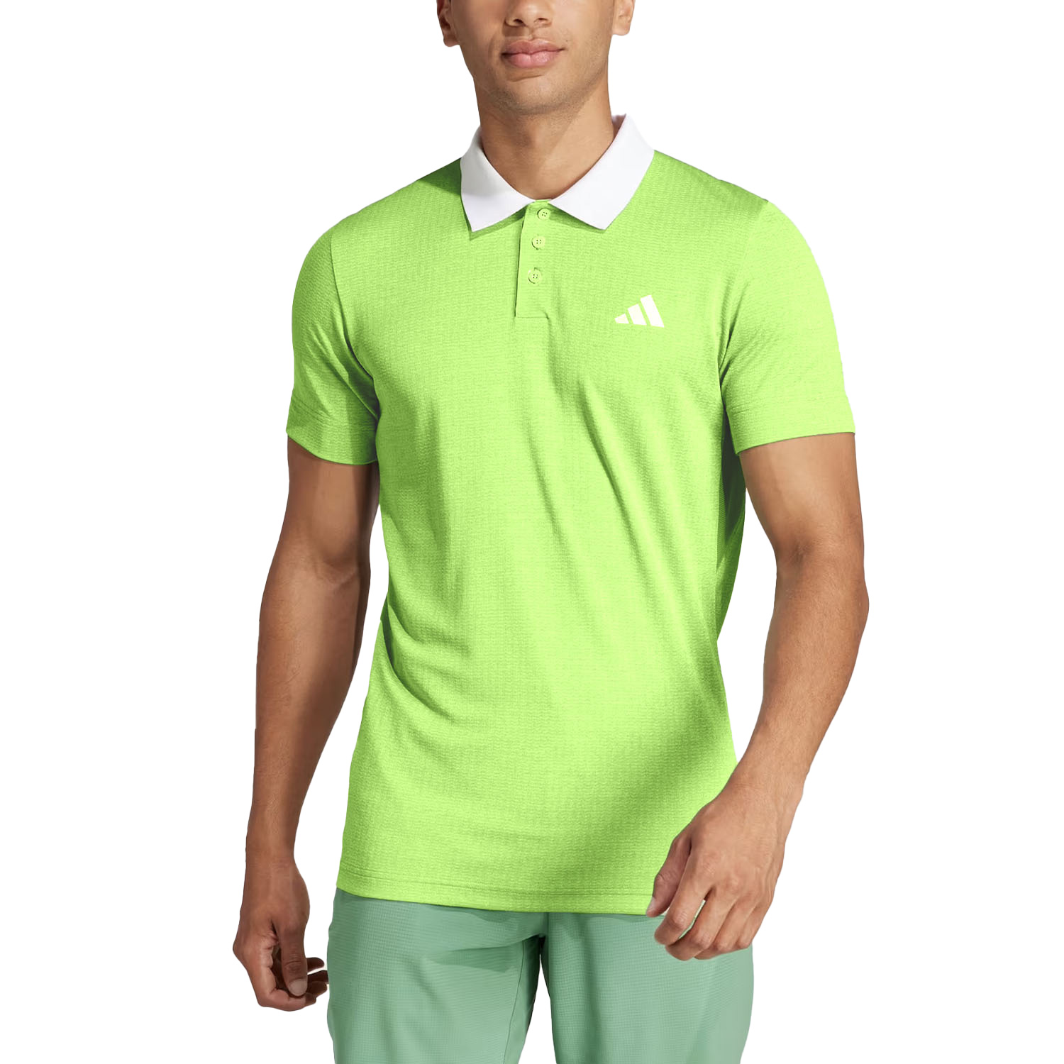 adidas FreeLift Men's Tennis Polo - White MisterTennis.com