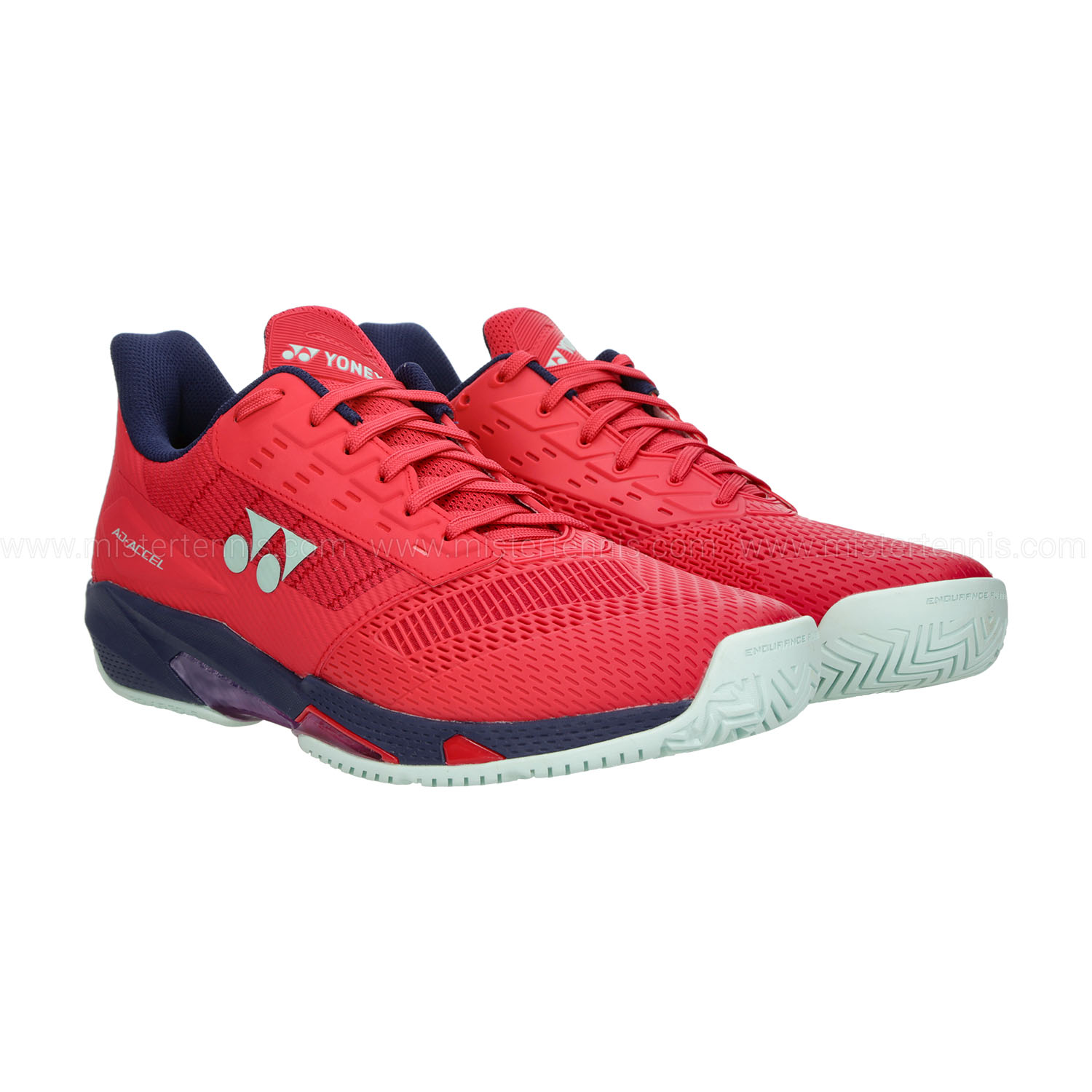 Yonex Ad-Accel AC Men's Tennis Shoes - Sunset Red