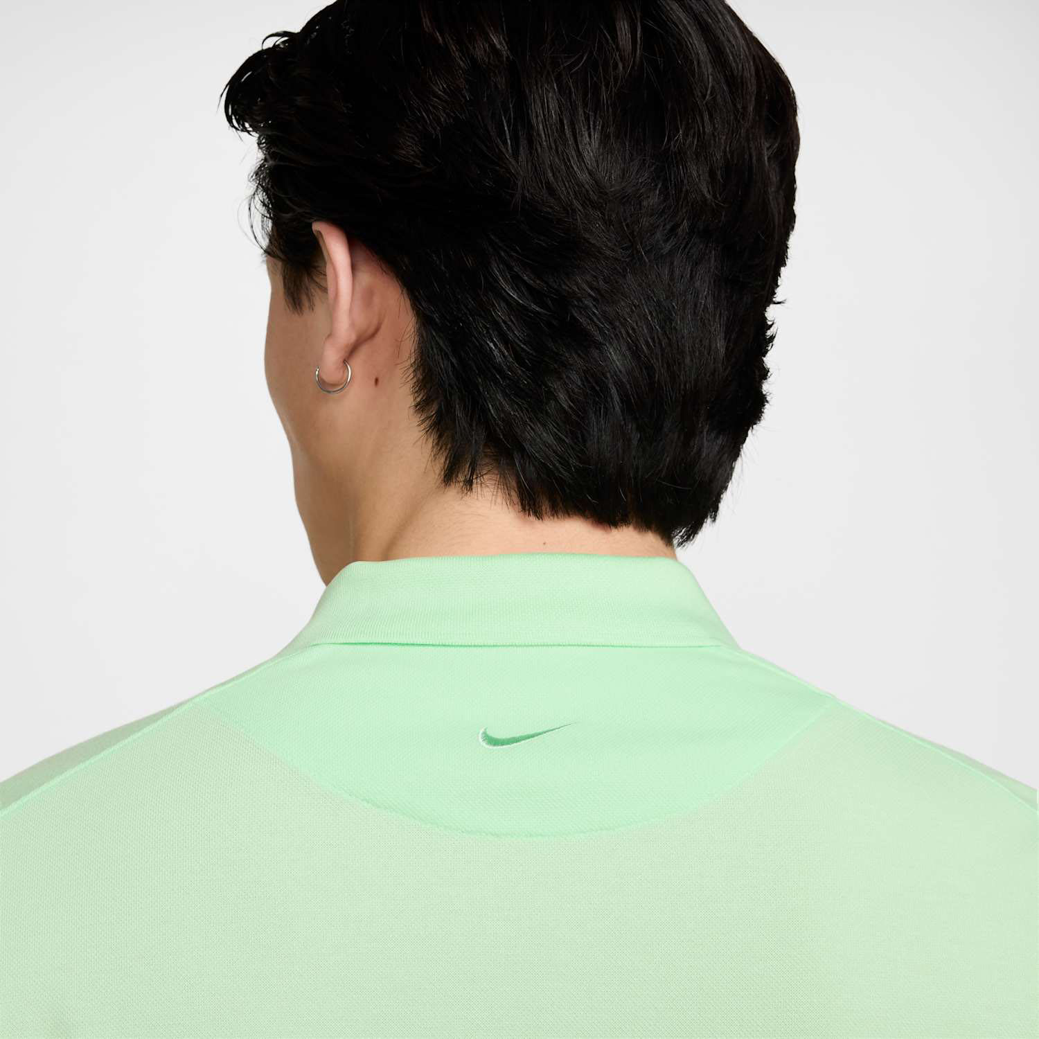 Nike Rafa Logo Men's Tennis Polo - Vapor Green/Stadium Green