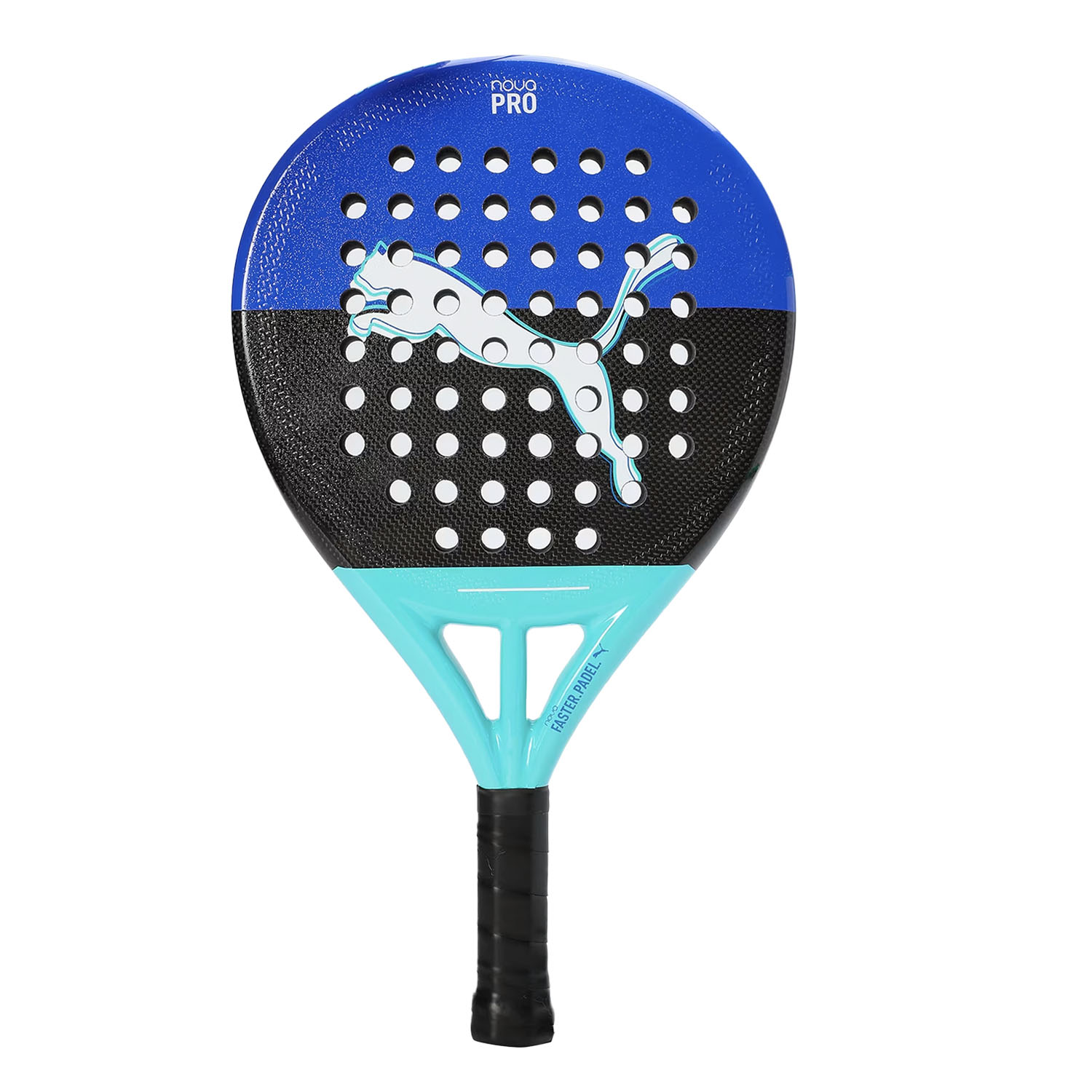 Puma Nova Pro CTR 2025 Padel Racket - Vivid Blue/Black/Safe Lake